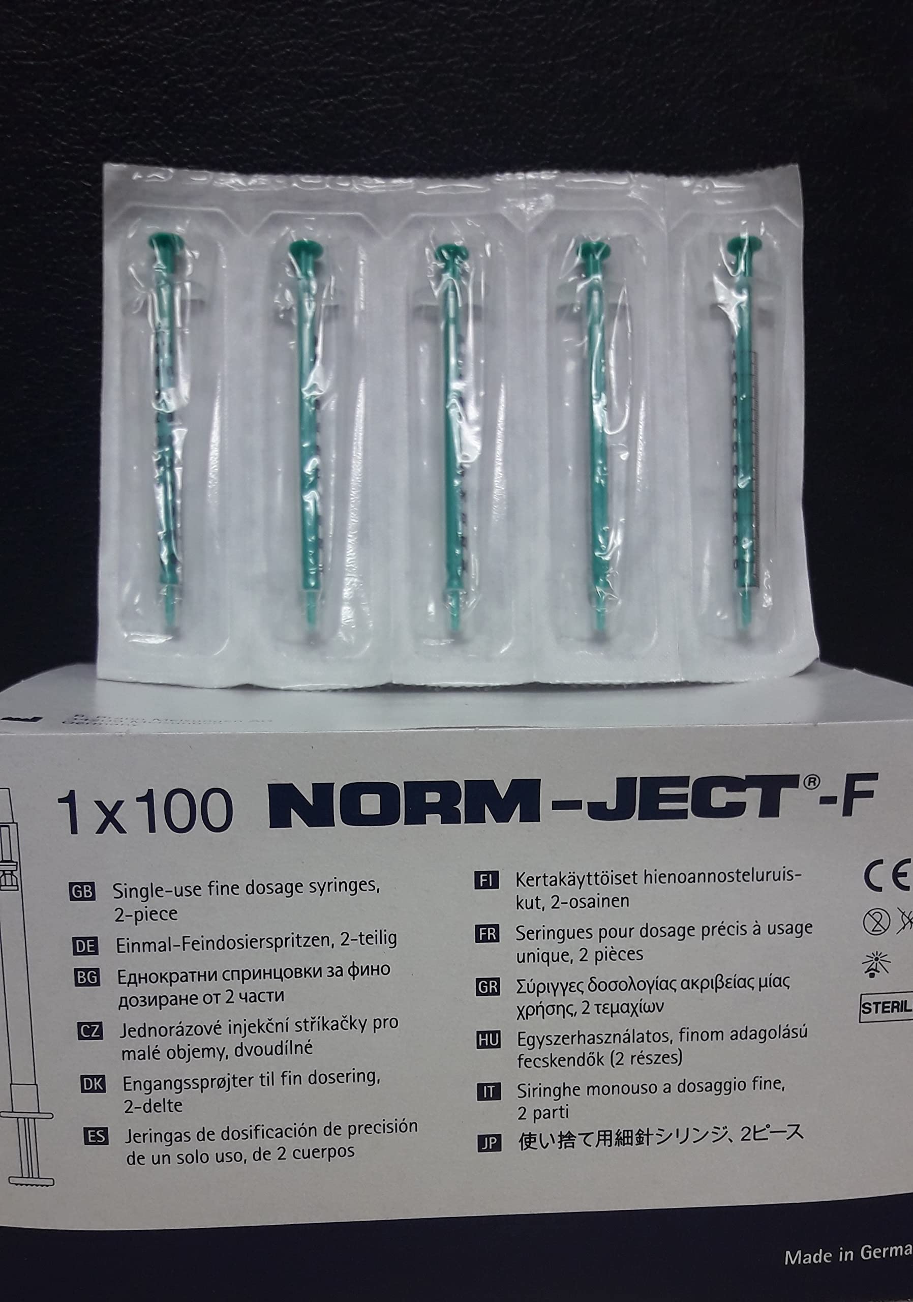 Norm-Ject 4010.200V0 1 Ml Plastic Syringe, Luer Slip, Pk100 for sale ...