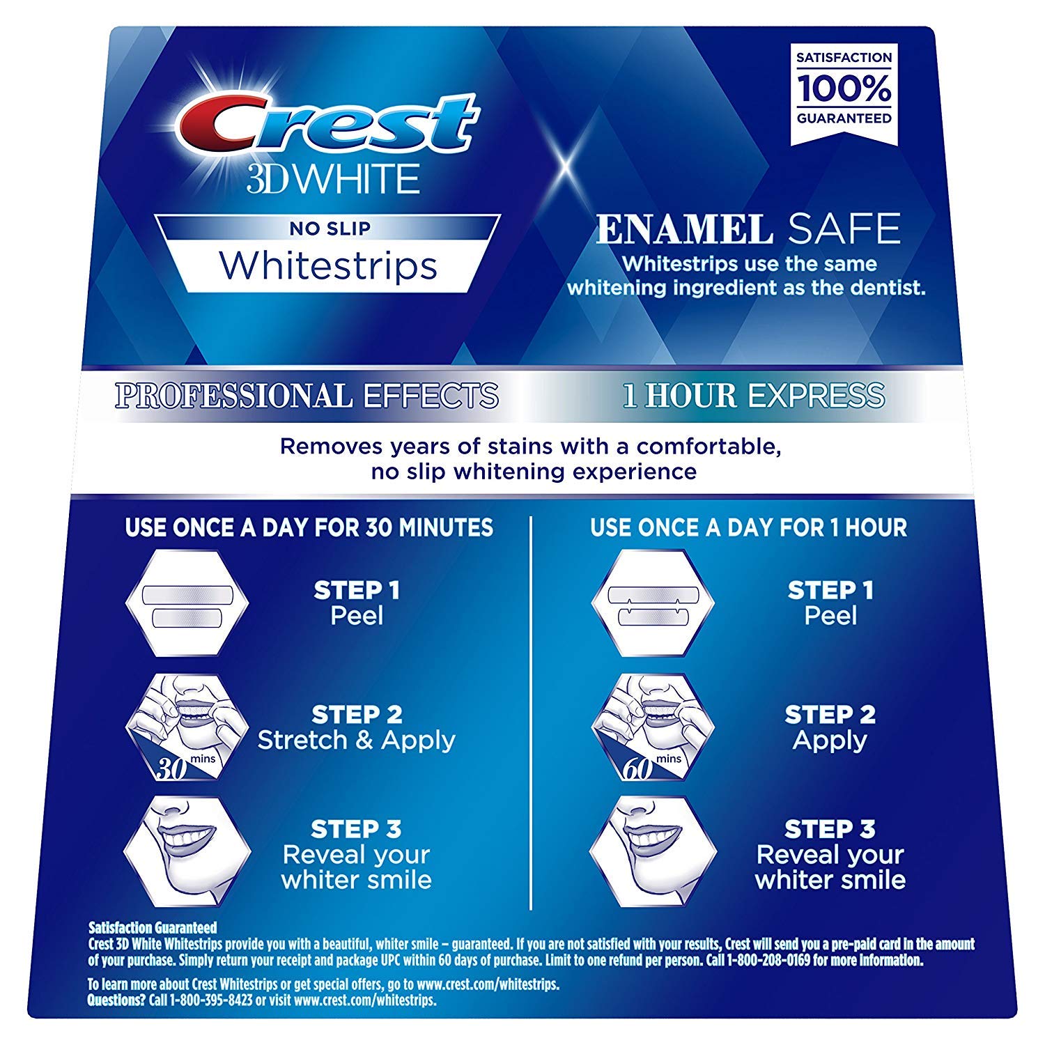 Crest 3D White Professional Effects Whitestrips 20 Treatments Crest 