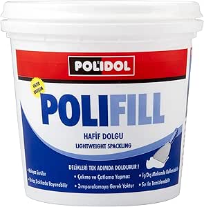 Polidol Polifill Hafif Dolgu Macunu, 1 Lt : Amazon.com.tr: Yapı Market