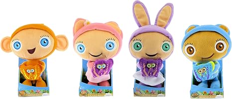 Set of ALL 4 Waybuloo Plush Gift Quality 8 inch 20cm De Li, Lau Lau ...