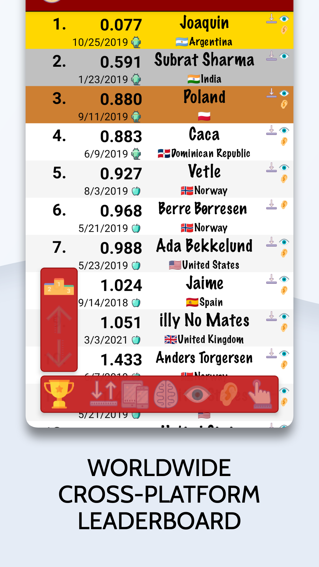 Fast Reflex - test your BRAIN and time of reaction:Amazon.com:Appstore ...