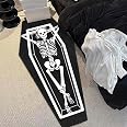 Amazon.com: LIUDRUDN Halloween Creative Coffin Rug,Sskeleton Bedside ...