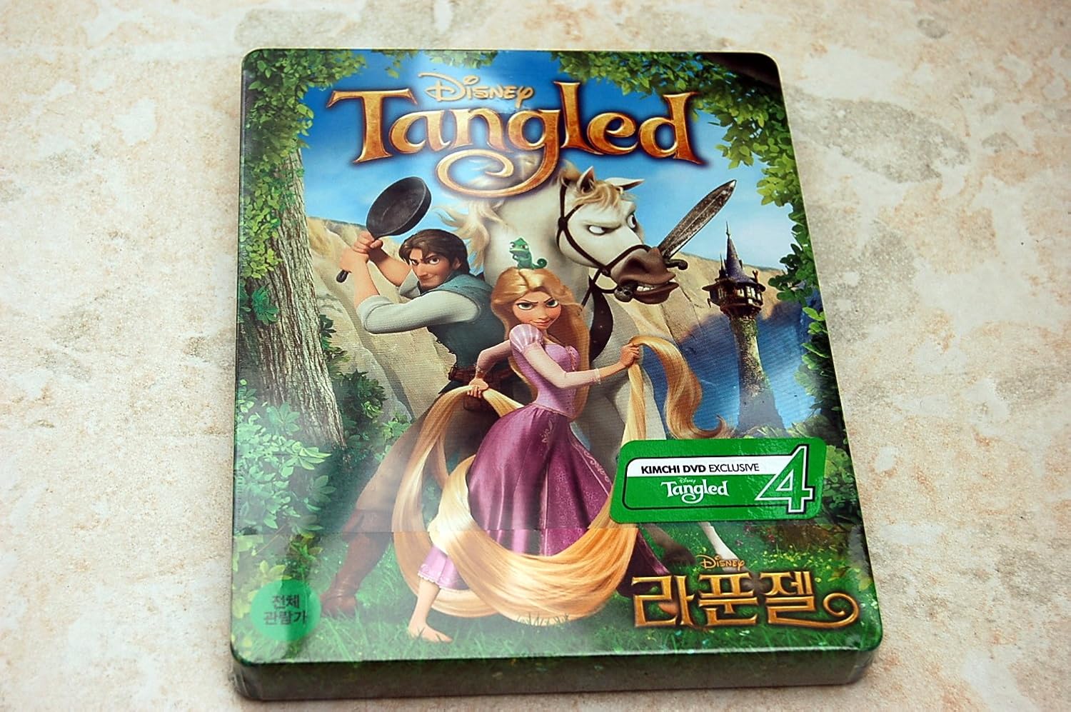 Tangled 3D/2D Blu-ray SteelBook Kimchidvd Exclusive #4 Korea Import: Amazon.co.uk: DVD & Blu-ray