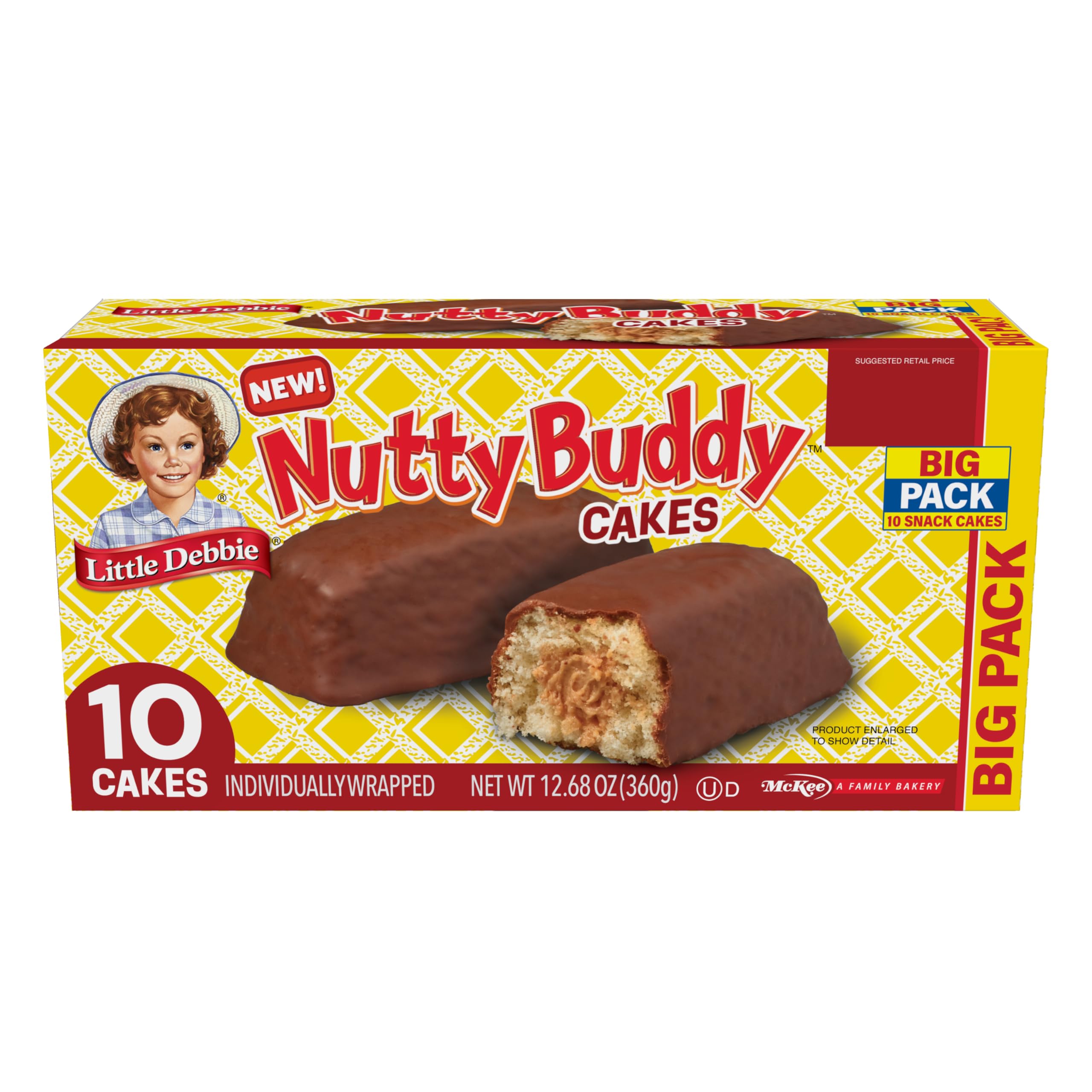 Little Debbie Nutty Buddy Cake Big Pack, 12.68 Oz Box for sale | Delran ...