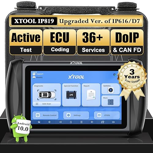 XTOOL IP819 V2.0 Bidirectional Scan Tool, 2025 Upgraded OBD2 Scanner ...