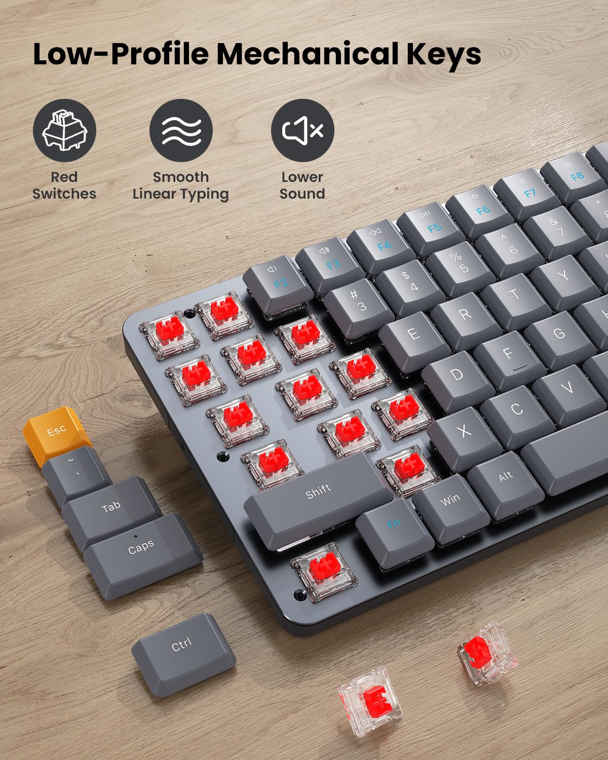 Mua ProtoArc Compact Wireless Keyboard, K201 2.4GHz Small Wireless ...