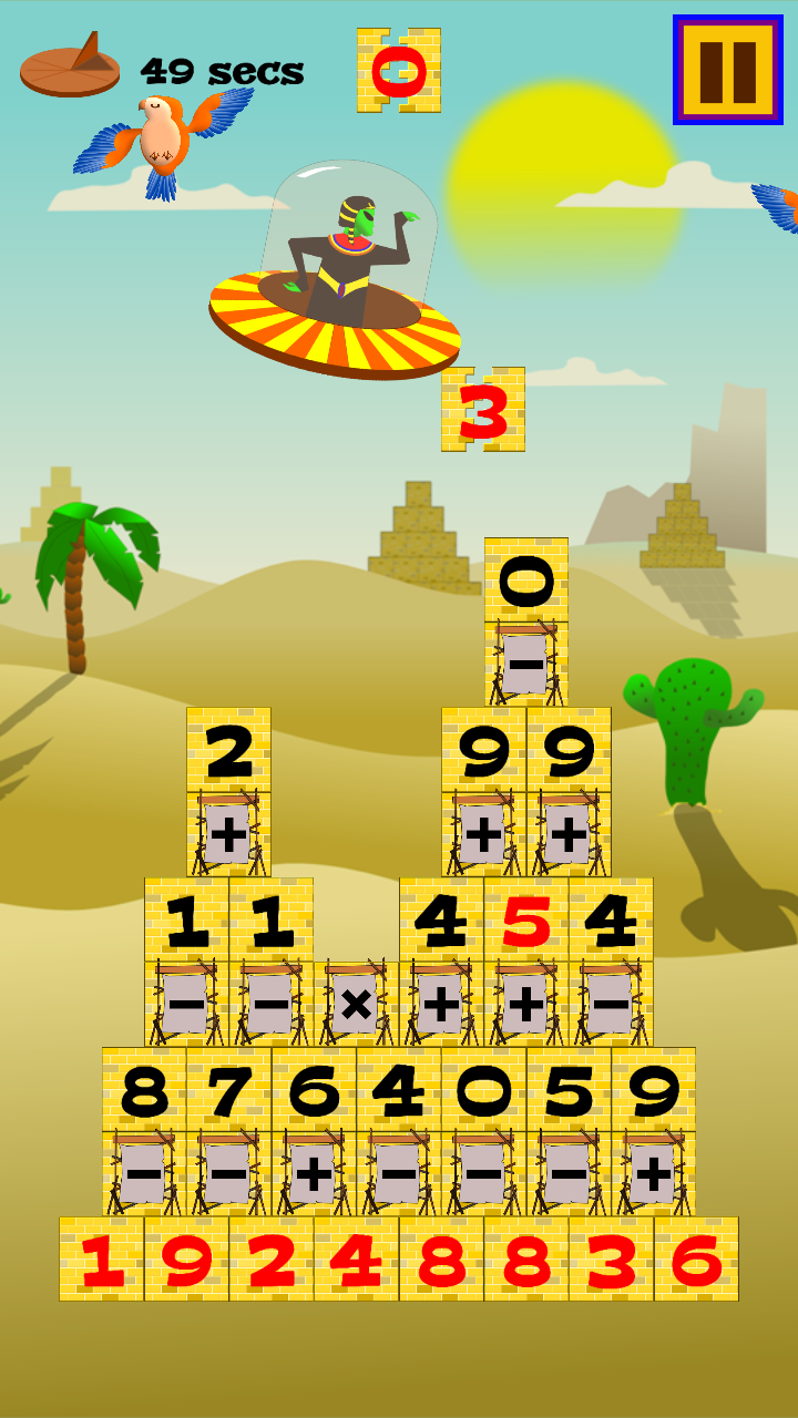 Number Pharaoh - Pyramid Building Maths Training Game:Amazon.fr ...