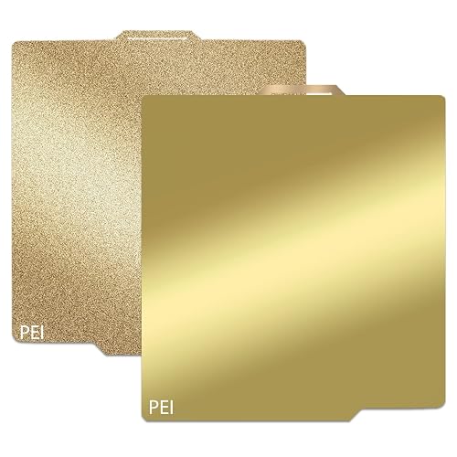 JUUPINE 257x257mm Double Sided Flexible PEI Sheet, Smooth PEI Surface ...