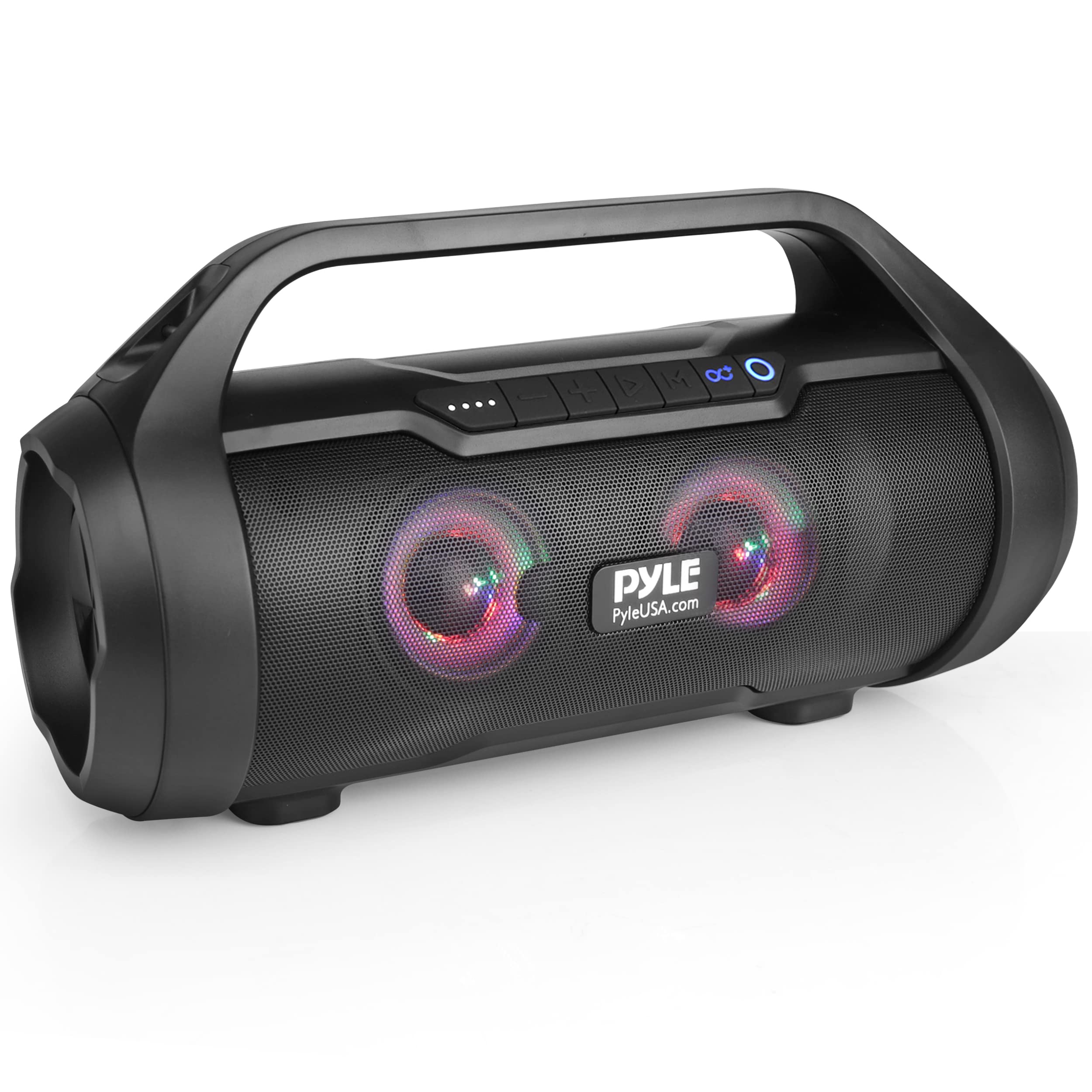 Mua Pyle Wireless Portable Bluetooth Boombox Speaker- 40W Max 2.0CH Rechargeable Boom Box ...