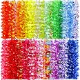 Amazon.com: Myamy 50 Counts Tropical Luau Leis Flower Lei Theme Party ...
