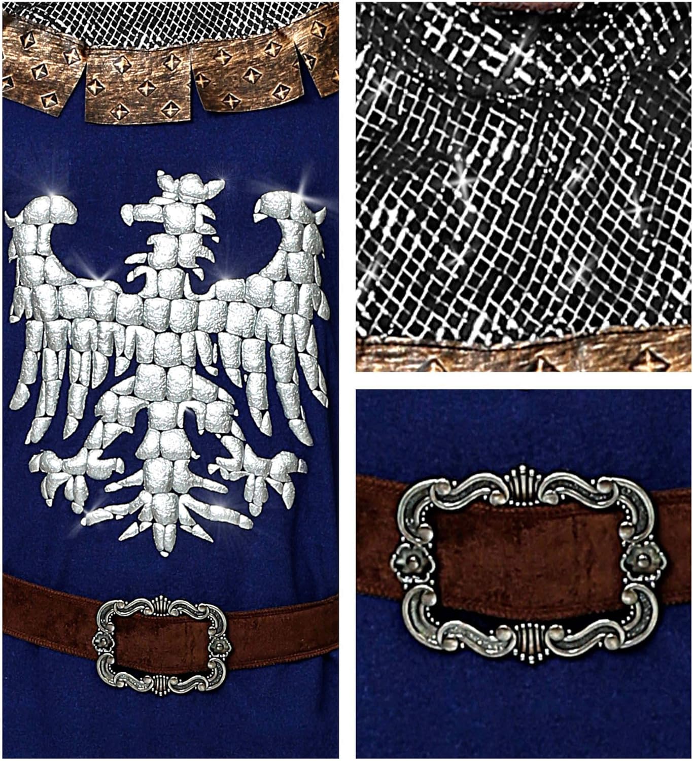 Widmann Srl-WDM08144 VD-Adult Men’s Knight Costume, Multi-Colour ...