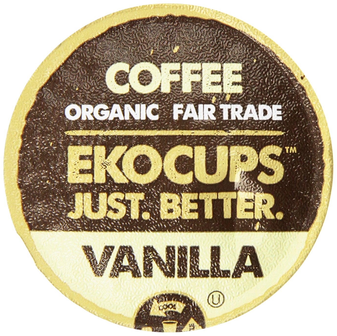 EKOCUPS Artisan Organic Hazelnut Flavored Coffee, Medium roast , in ...