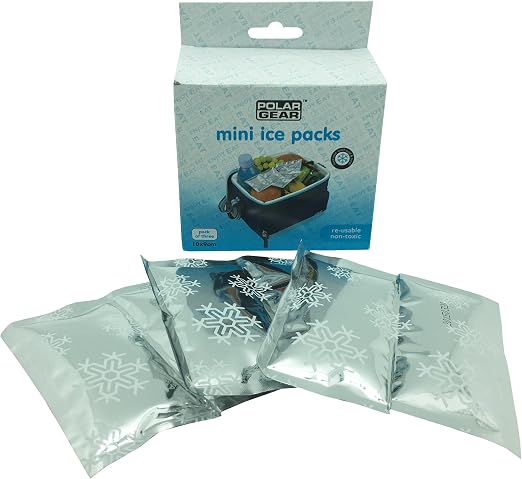 Polar Gear Re-usable Mini Freezer Ice Packs / Ice Gel 3 Pack: Amazon.co ...