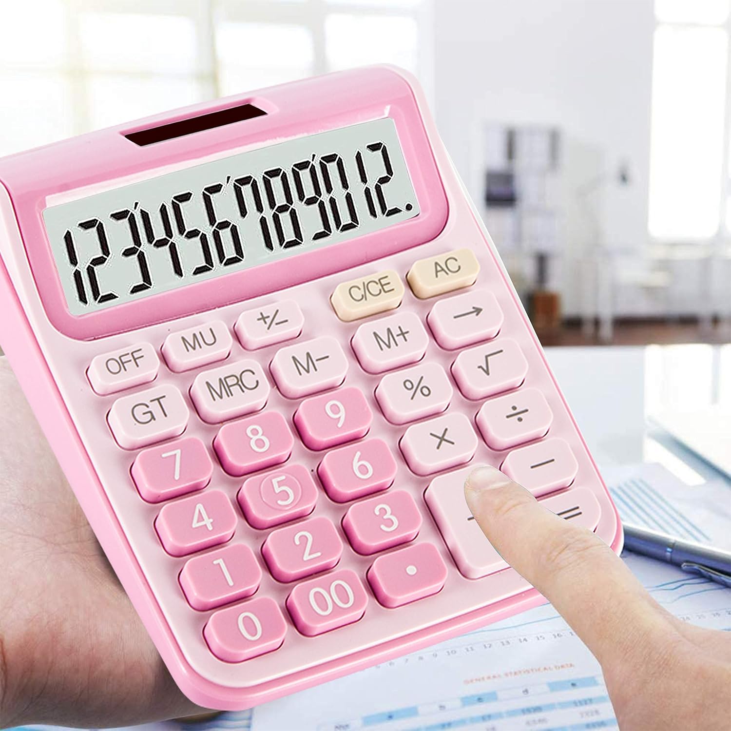 ONXE Calculator,Standard Function Desktop Electronic Calculators 12 ...