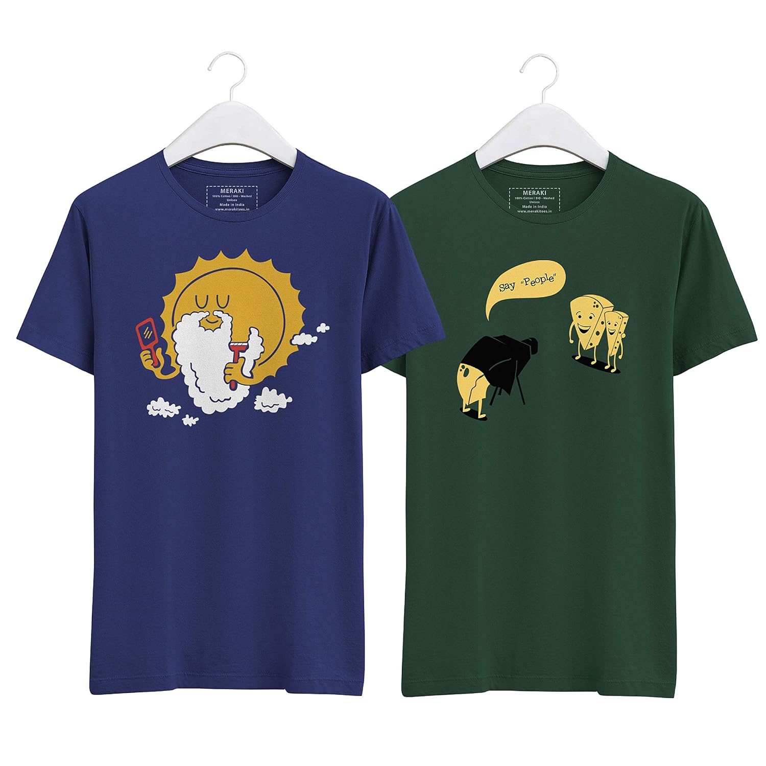 Buy Unisex Graphic Designed Tshirts, Combo Pack of 2 at Amazon.in