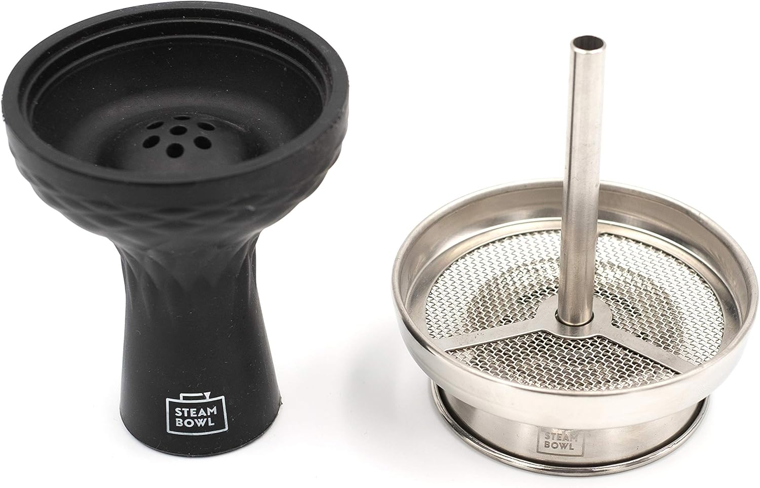 STEAMBOWL Shisha Silikonkopf + Kaminaufsatz | Passend für Jede Shisha ...