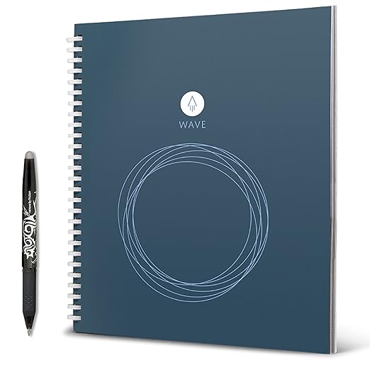 Rocketbook Wave Smart Reusable Notebook - Upload Notes Using iOS ...