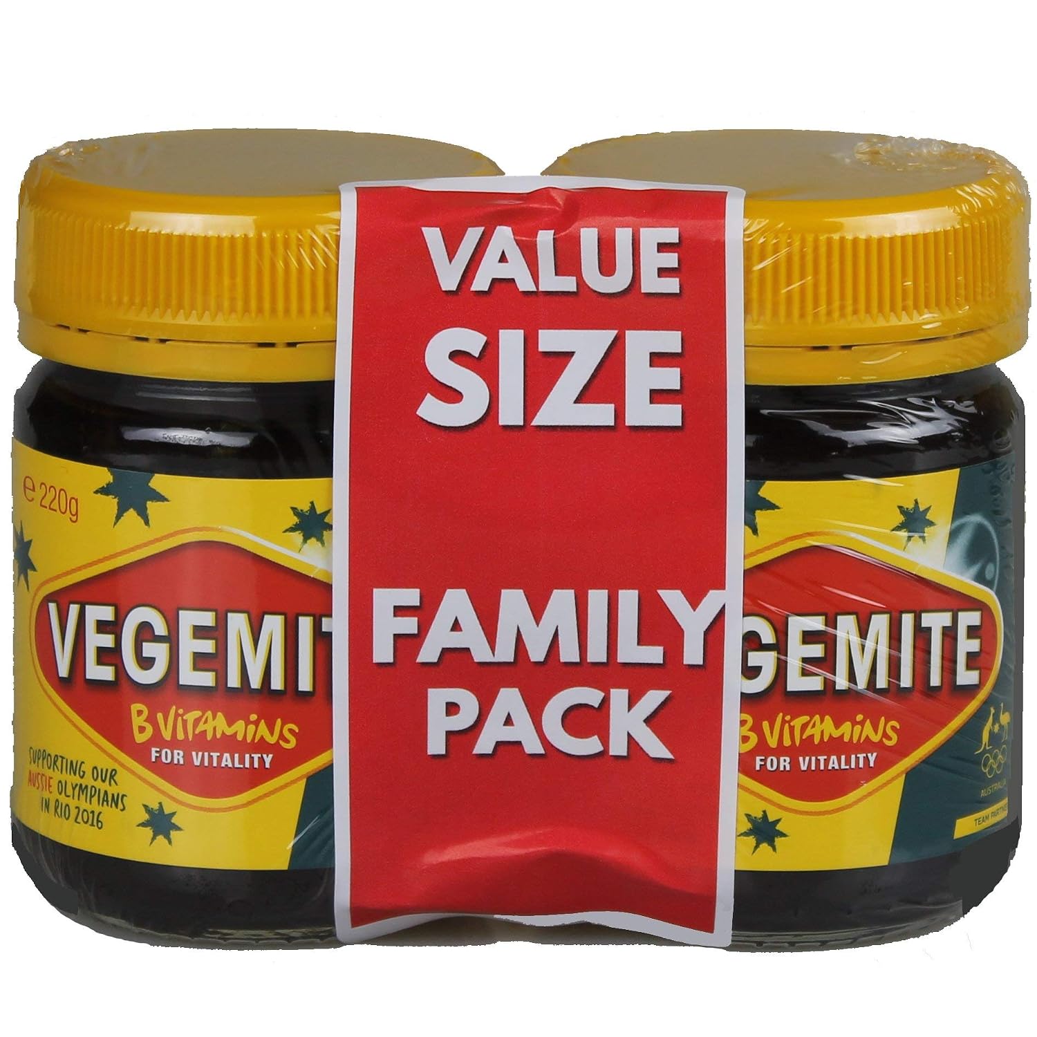 Amazon.com : Vegemite Value Pack 2 x 220 gram Jar - SET OF 2 : Grocery ...