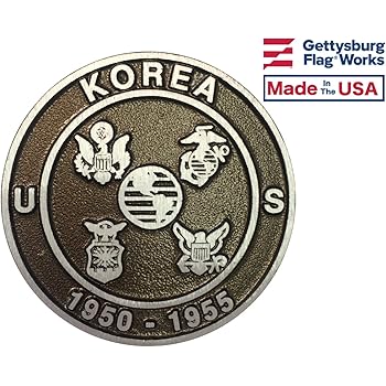Amazon.com : Gettysburg Flag Works Aluminum Grave Marker Universal Service, US Veteran Plaque ...
