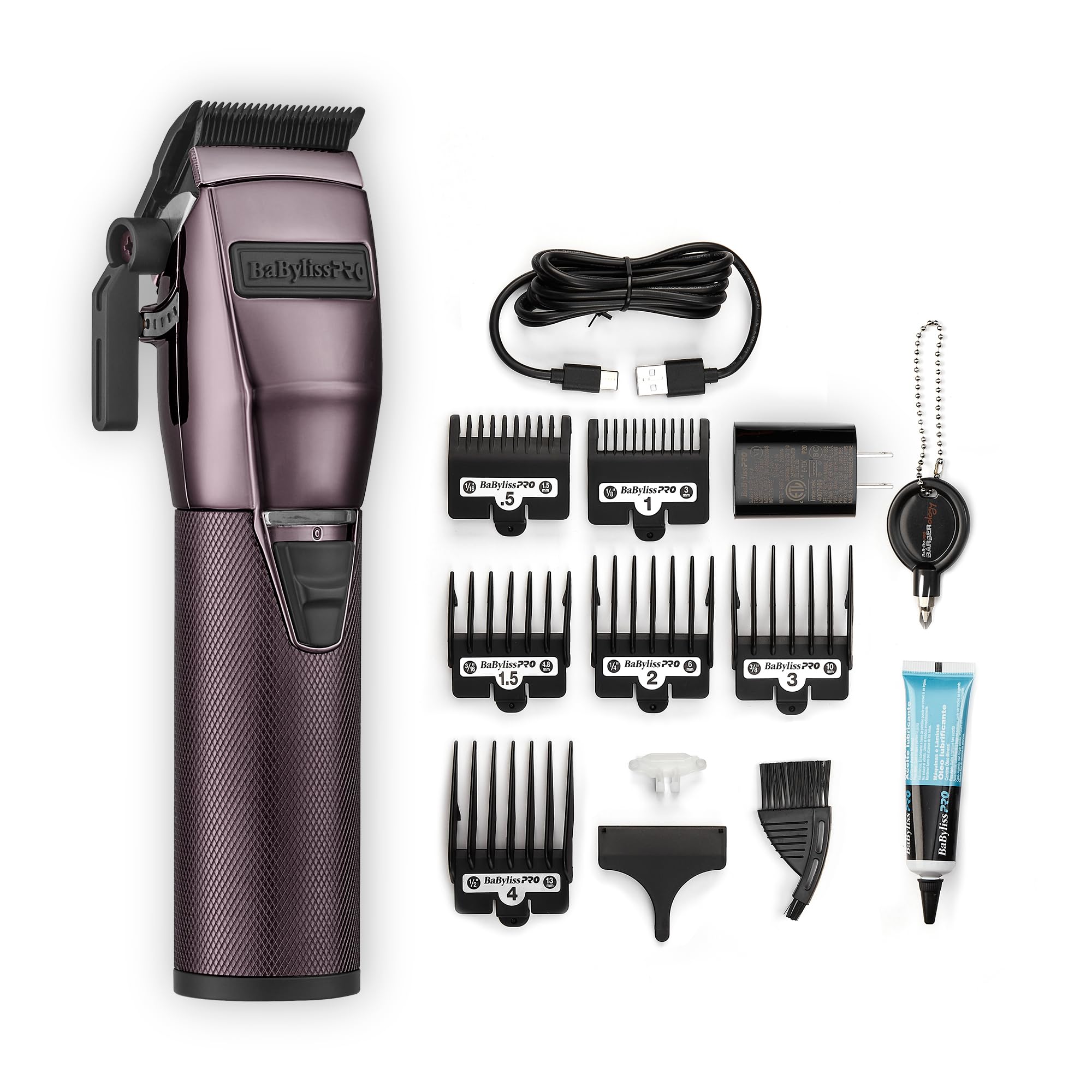 BaBylissPRO® LimitedFX Purple All-Metal Lithium Hair Clipper for sale ...