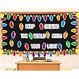 Amazon.com: ZOIIWA 105 Pieces Christmas Light Bulbs Bulletin Board Set ...
