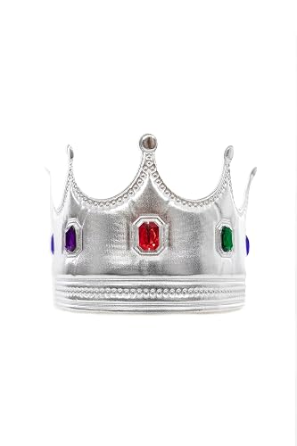 Little Adventures Soft Golden and Silver Prince and King Crowns Dress ...