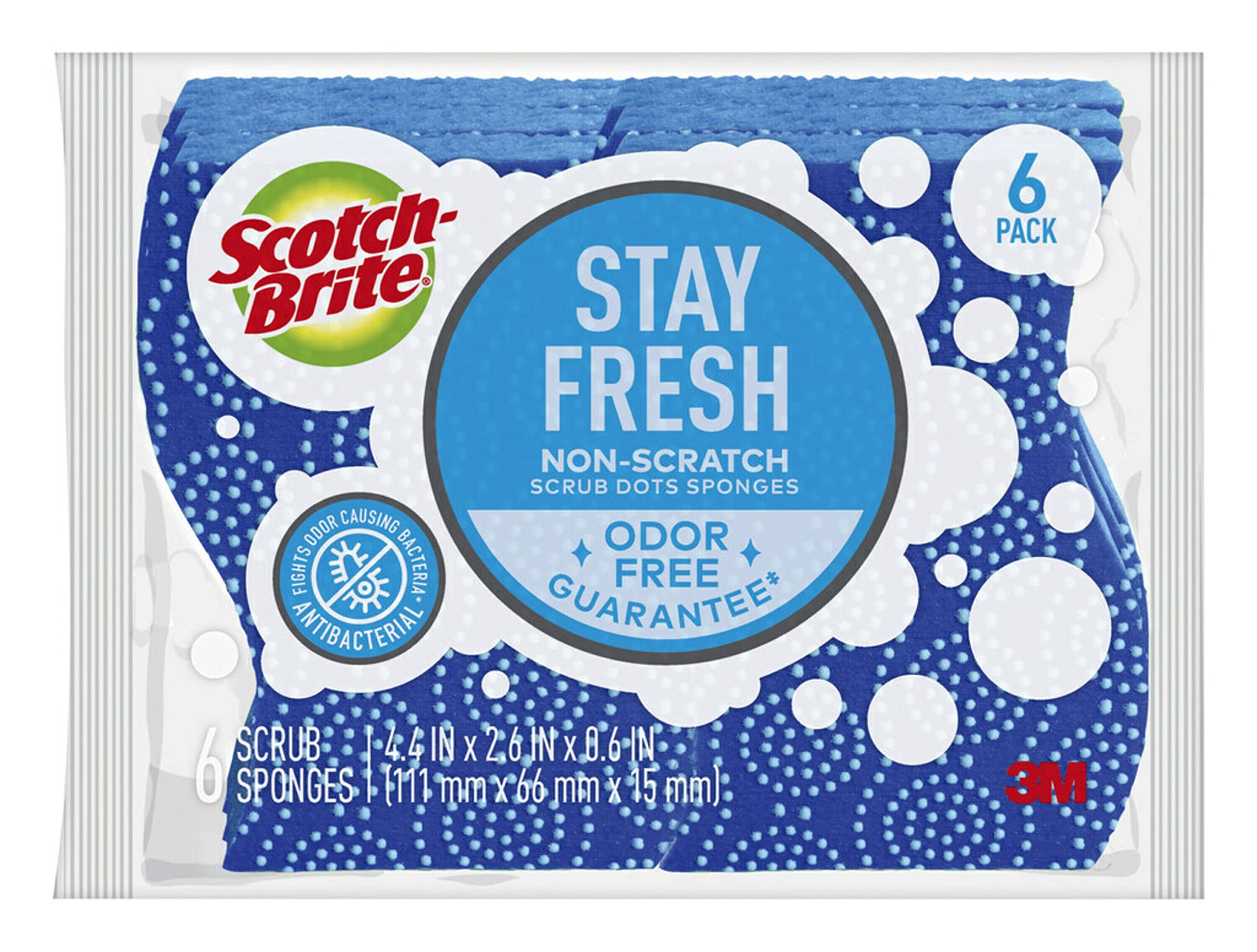 Mua Stay Fresh Non-Scratch Scrub Sponges, Sponges for Cleaning Kitchen ...