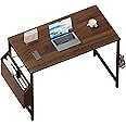 Amazon.com: Pamray 32 Inch Computer Desk for Small Spaces with Storage ...