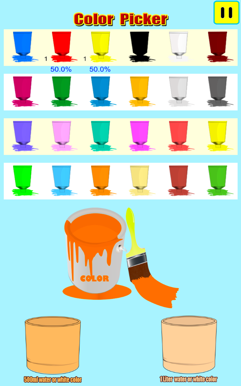 Color Mixing Tools Water ink Sort:Amazon.com:Appstore for Android