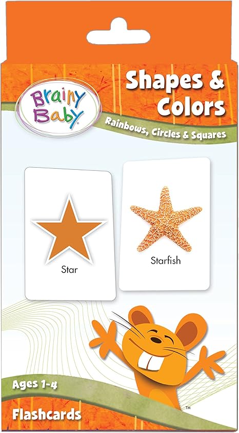 Amazon.com: Brainy Baby Shapes and Colors Flashcards: Toys & Games
