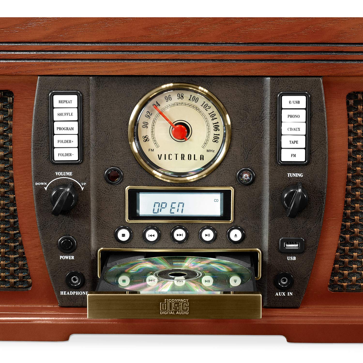 Mua Victrola Aviator 8-in-1 Bluetooth Record Player & Multimedia Center ...