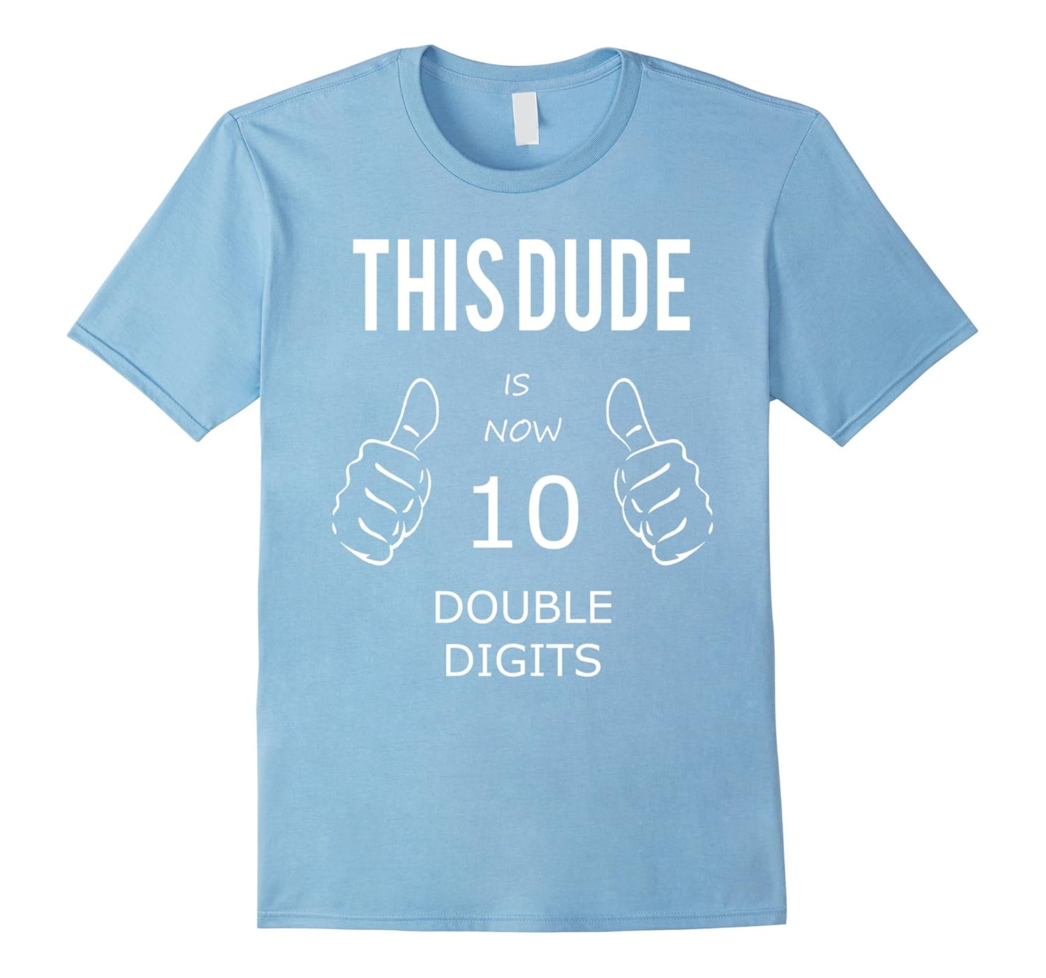 10 Year Old Boy Gifts Officially Double Digits Shirt