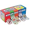 Amazon.com: My Plate Food and Nutrition Roll Stickers - 5 Rolls of Each ...