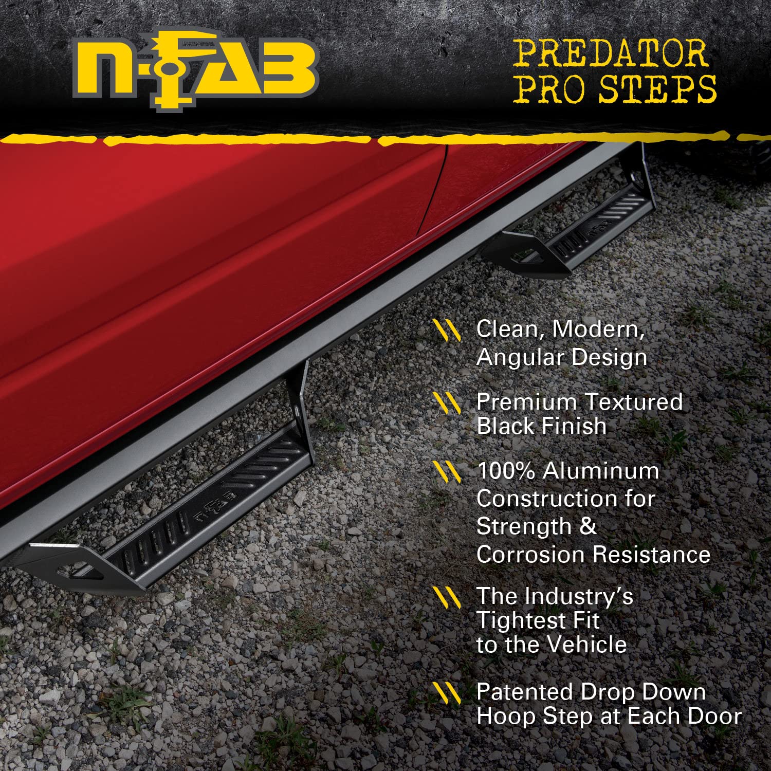 Mua N-Fab Predator Pro Steps for Silverado/Sierra | Cab Length, Rust ...