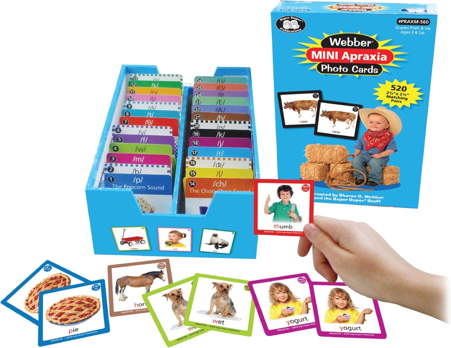 Amazon.com : Super Duper Publications | Webber Mini Apraxia Photo Flash ...