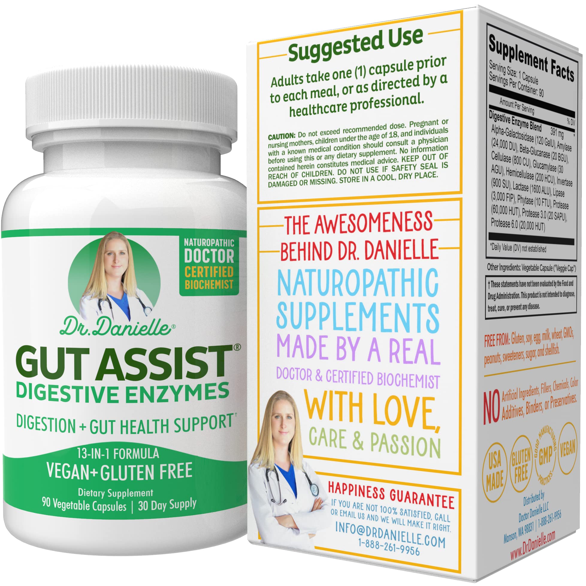 Mua Gut Assist Digestive Enzymes Supplement to Aid in Breaking Down ...