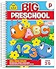 School Zone Big Preschool Workbook: 320 Spiral-Bound Pages, Pre-K ...