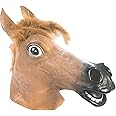 Amazon.com: Forum Novelties Brown Horse Deluxe Latex Farm Animal ...