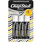 Amazon.com: ChapStick Classic Original Lip Balm Tubes, Lip Care - 0.15 ...