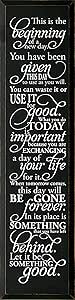 Amazon.com: Wooden Sign: This is The Beginning of a New Day. You Have ...