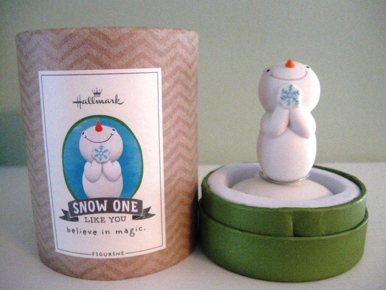Hallmark Snow One Like You Figurine Believe in Magic Snowman: Amazon.co ...