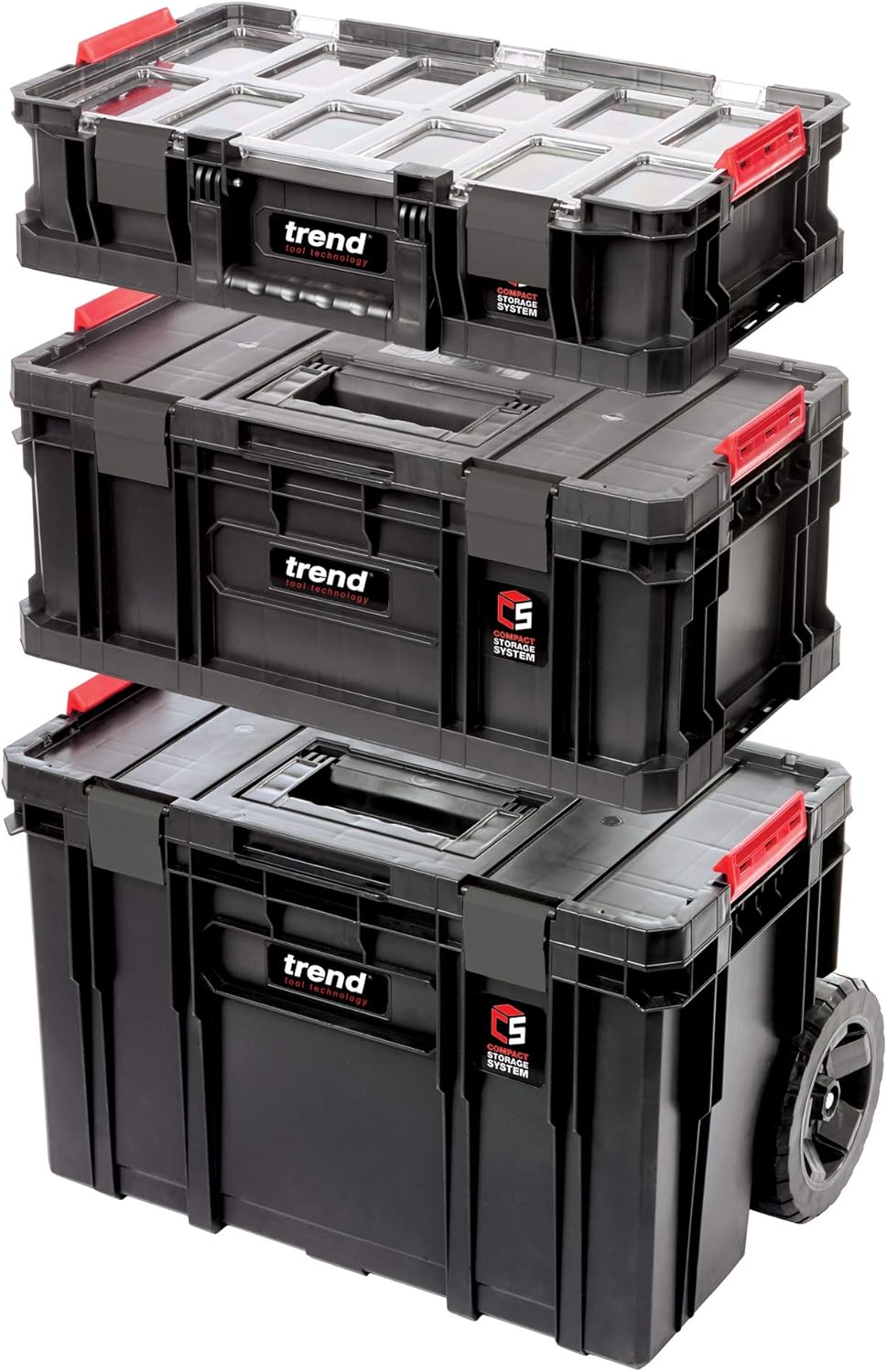 Trend Modular Storage Compact Cart Set 3pc,MS/C/SET3C – BigaMart