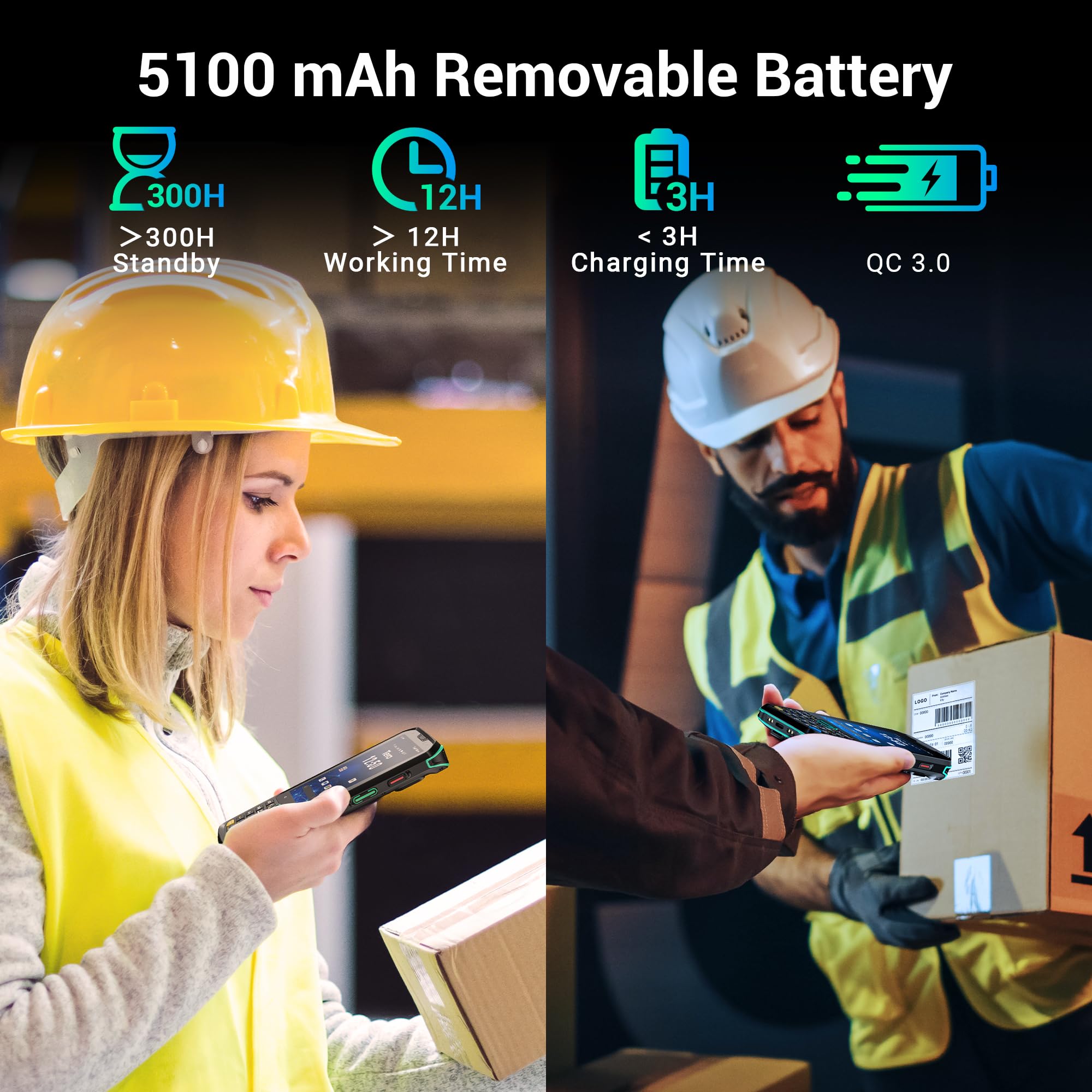 Mua Tera Android 11 Barcode Scanner with 26 Keys HS7 Scan Engine IP67 ...