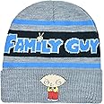 Family Guy Stewie Knitted Acrylic Cuffed Beanie Hat, Heather Grey, One ...