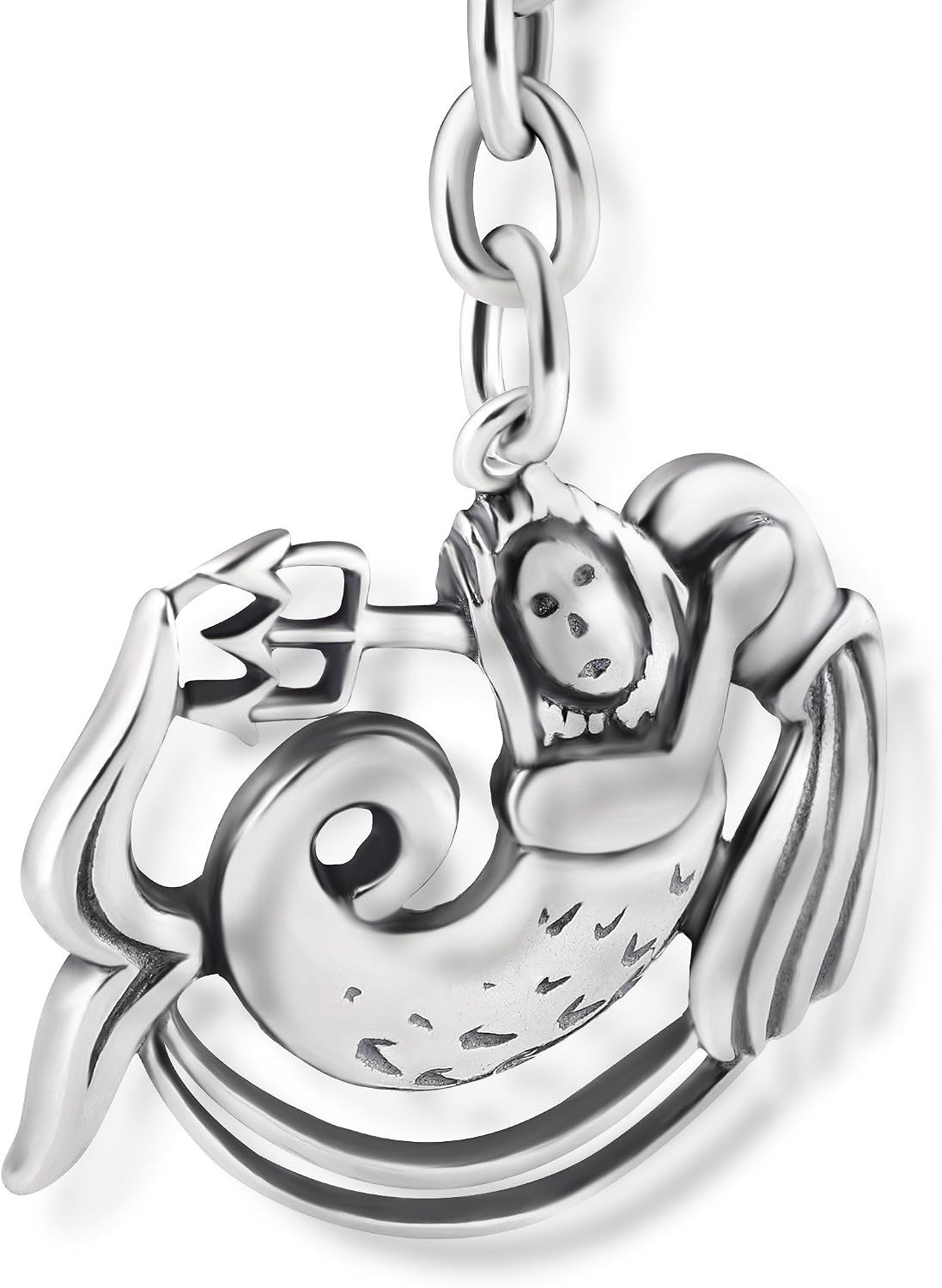Sterll Men’s Key Pendant Zodiac Sign Genuine Silver Oxidised Jewellery ...