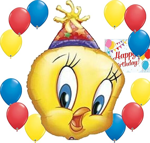 Tweety Bird Party Supplies Balloon Character Decoration Bundle: Buy ...
