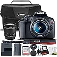 Amazon.com : Canon EOS Rebel T7 DSLR Camera with 18-55mm Lens Starter Bundle + Includes: EOS Bag ...