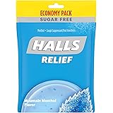 Amazon.com : HALLS Relief Mentho-Lyptus Flavor Cough Drops, Economy Pack, 12 Bags (960 Total ...