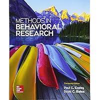 Amazon.com: Methods in Behavioral Research: 9781259676987: Cozby, Paul ...