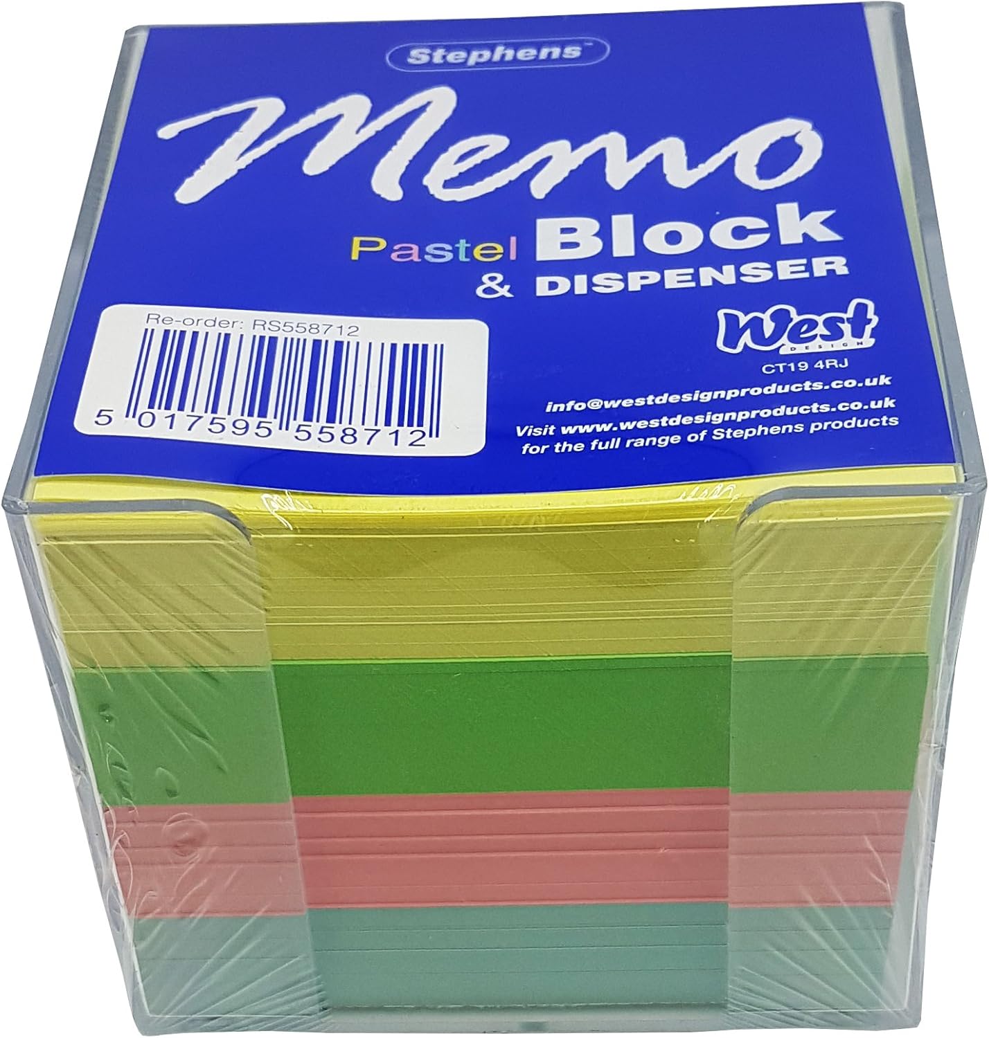 Stephens 558712 Memo Block – Pastel – BigaMart